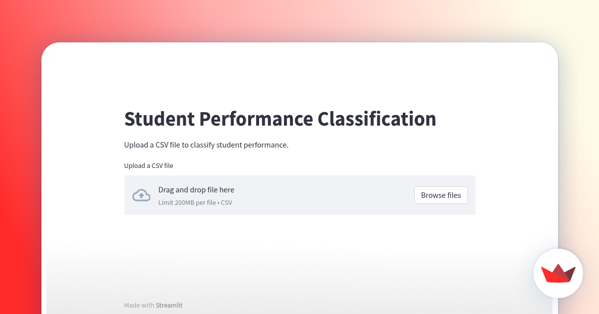 Student Performance Classification