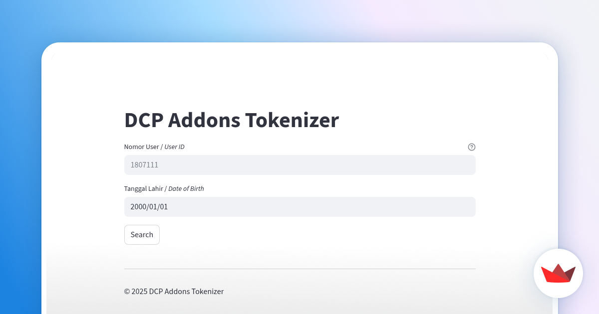 DCP Addons Tokenizer