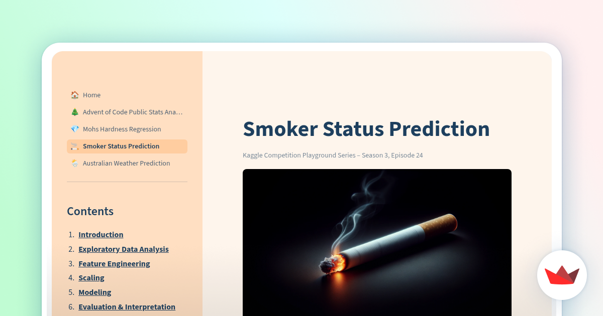 Smoker-Status-Prediction