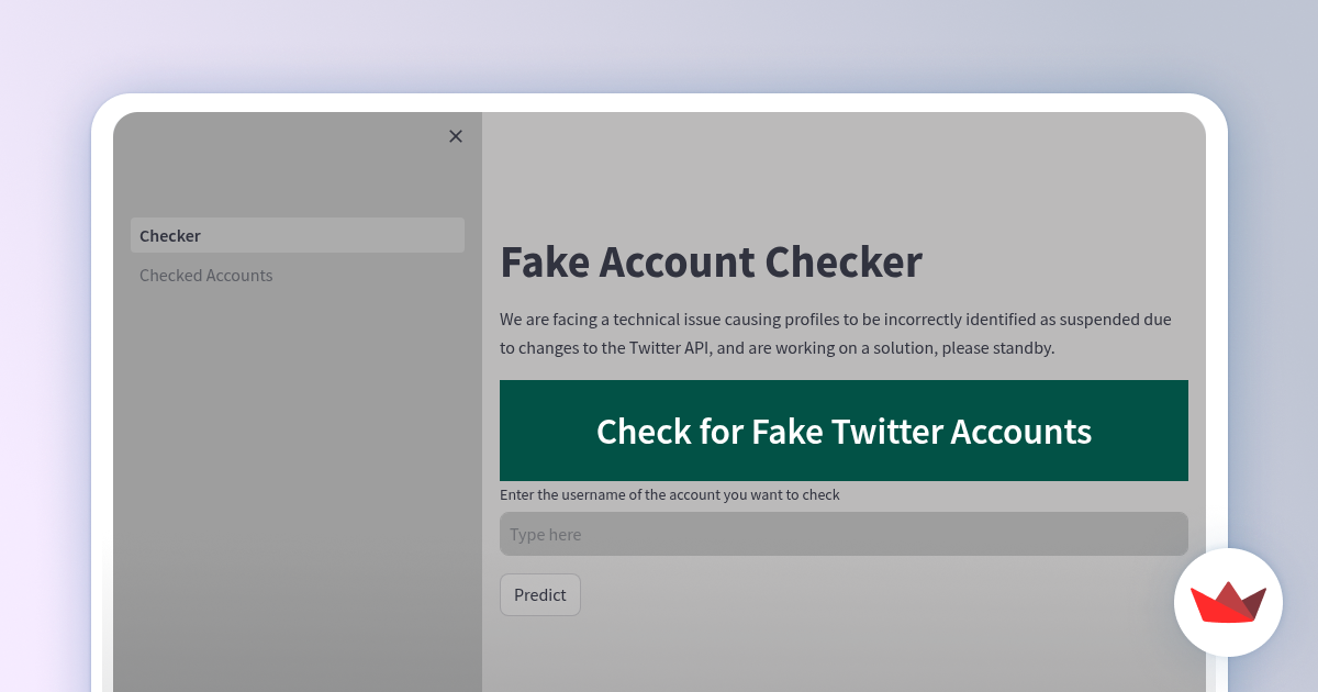 Fake Account Checker
