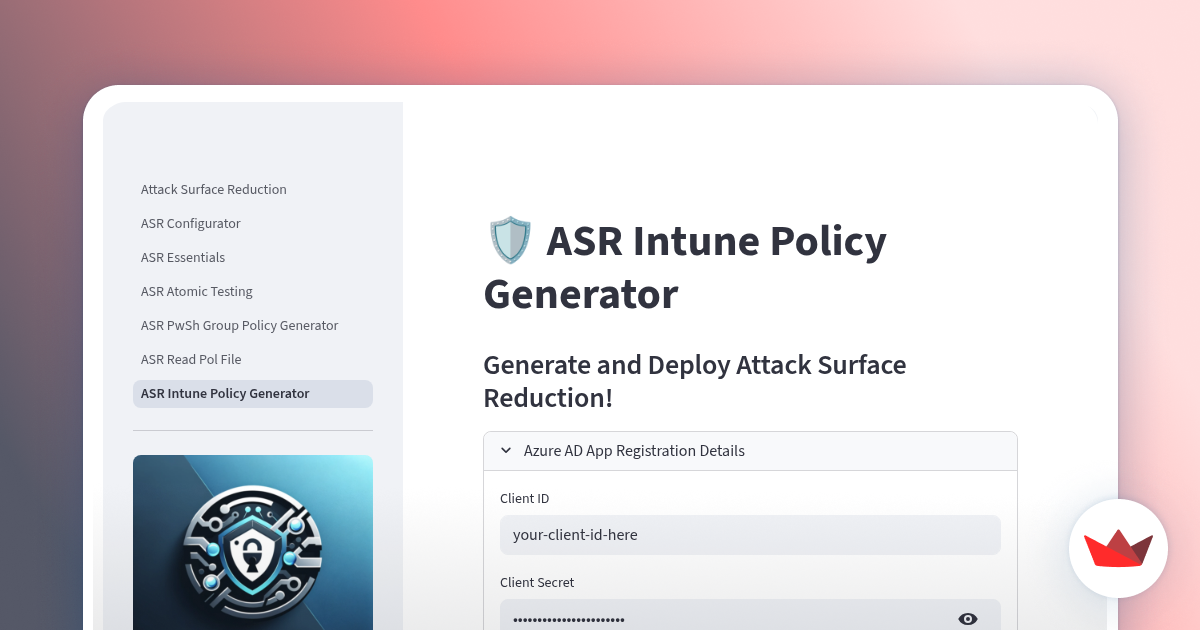 ASR Intune Policy Generator