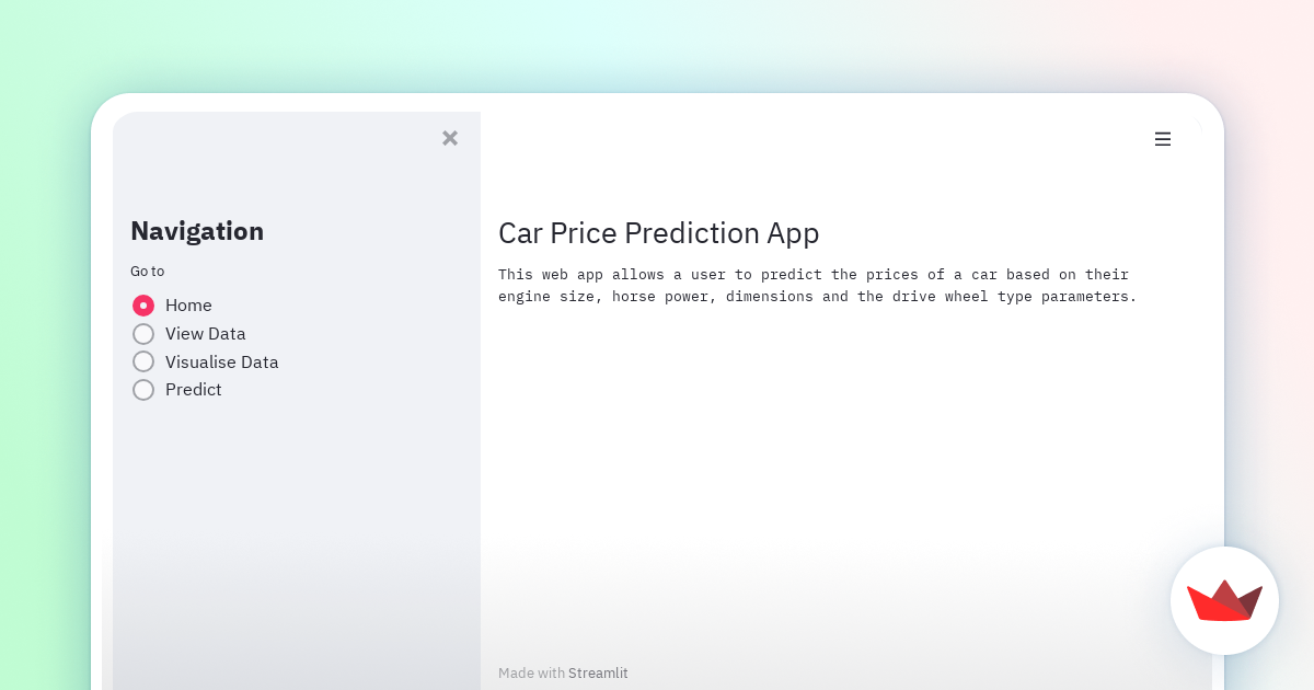 Car Price Prediction · Streamlit