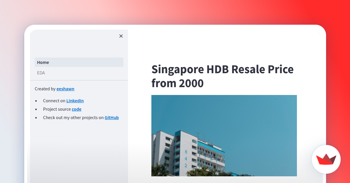HDB Resale Price Dashboard