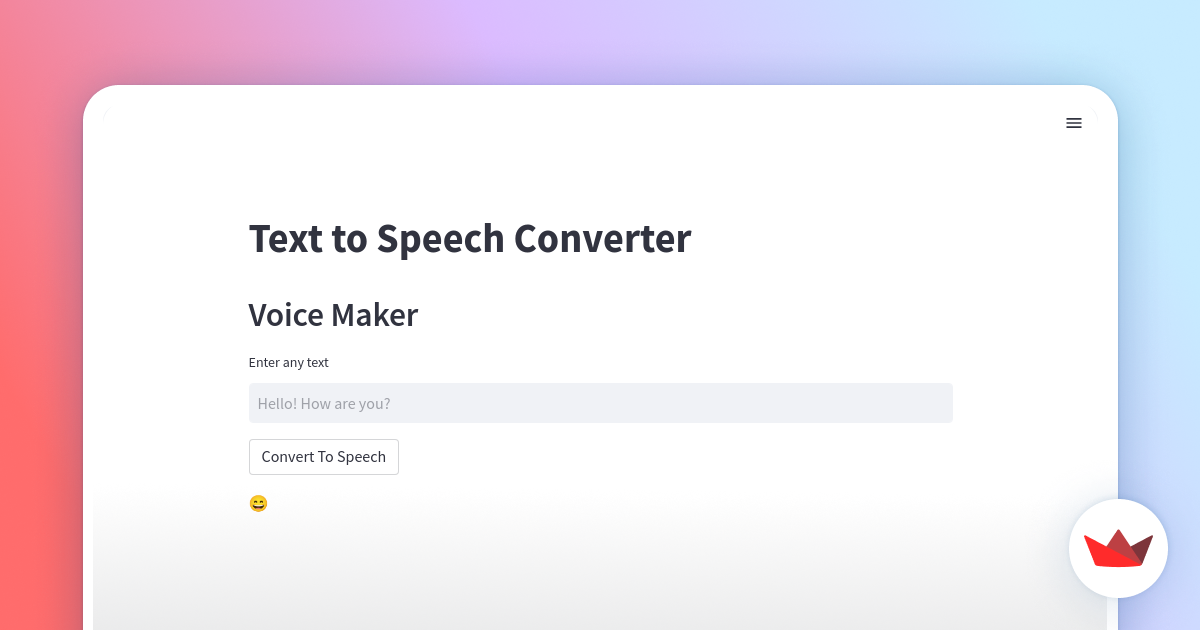 voice_maker · Streamlit