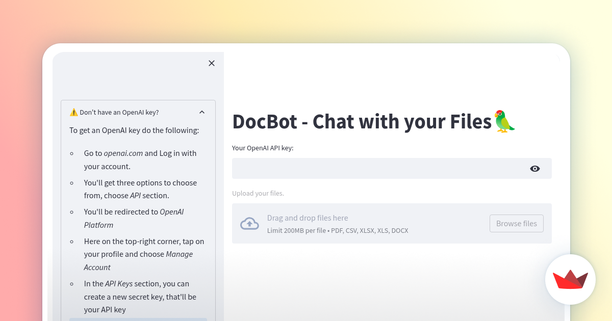 chatbot · Streamlit