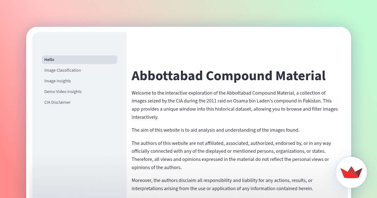 Abbottabad Compound Material