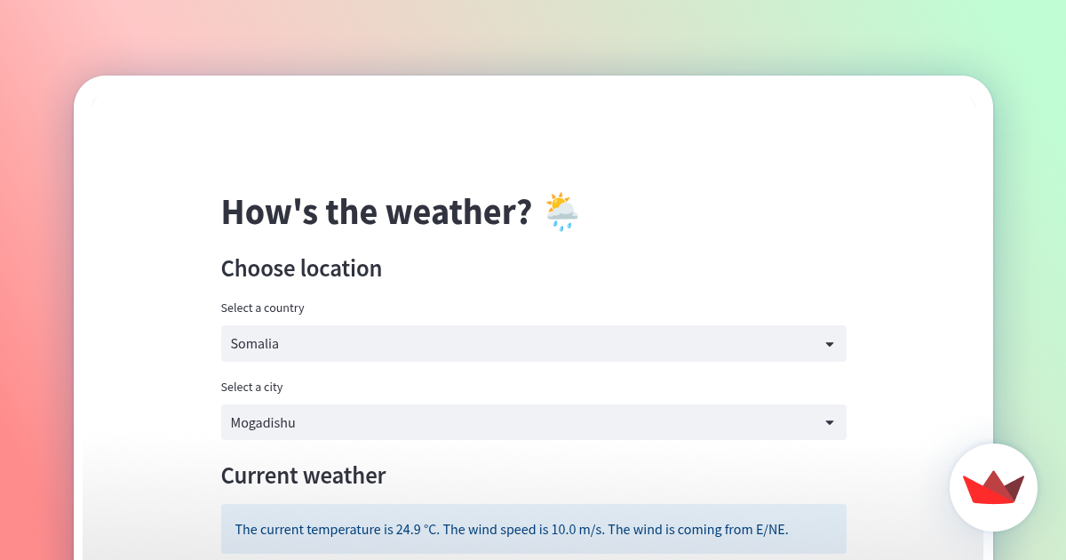 weather_app · Streamlit