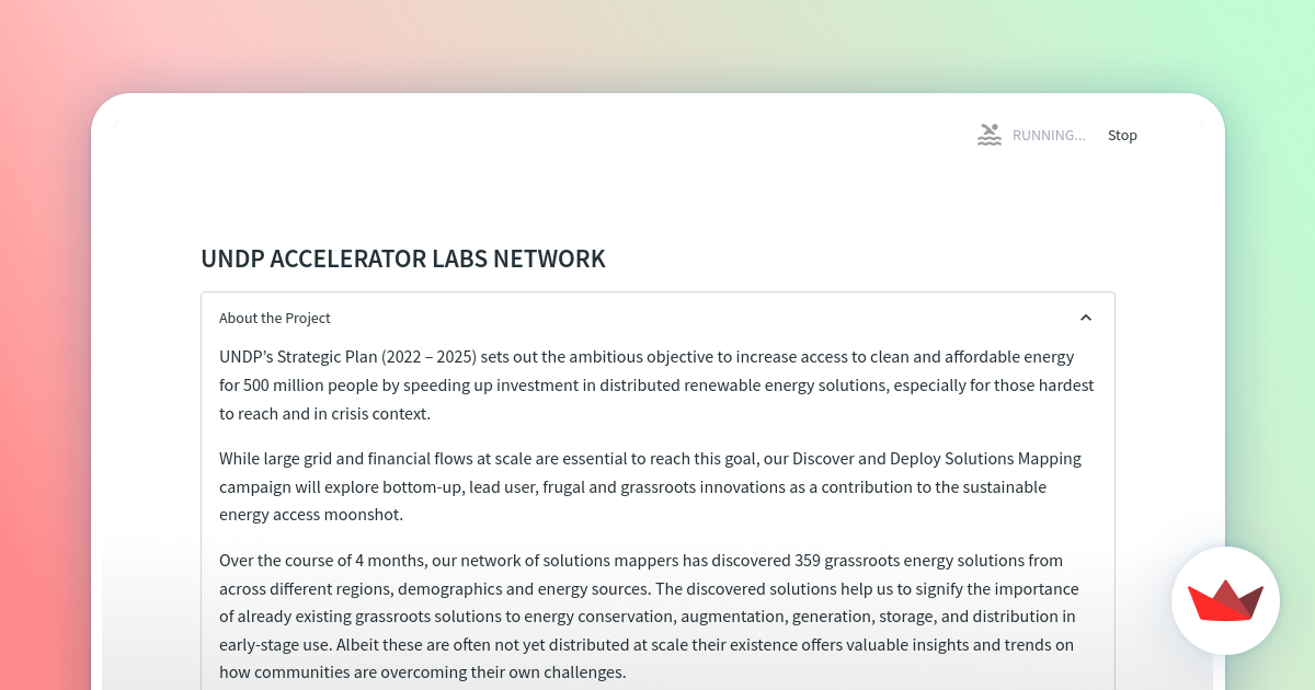 UNDP Accelerator Labs Network