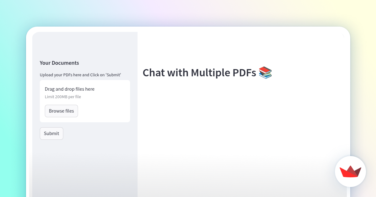 Chat with Multiple PDFs Chat with Multiple PDFs