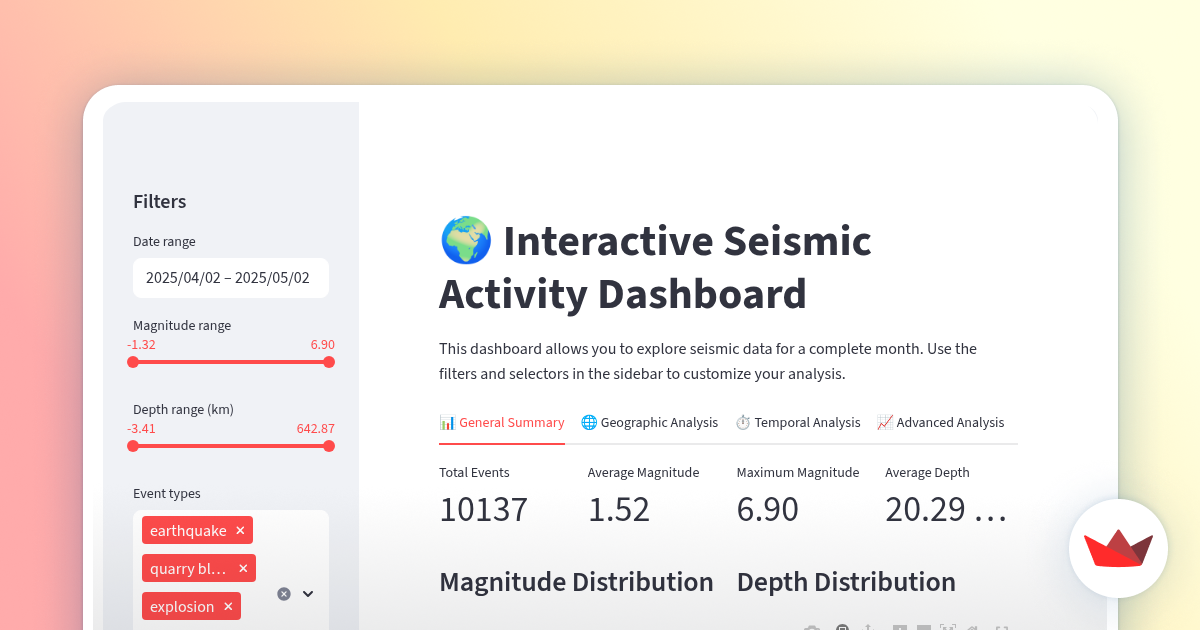 Seismic Analysis Dashboard