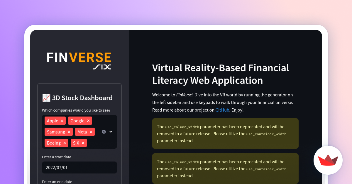 FinVerse - Team Cutting Edge - START Hack 2023