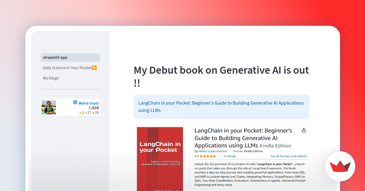 mehul gupta's portfolio