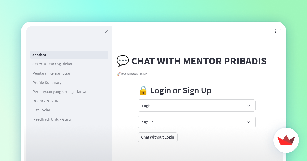 chatbot · Streamlit