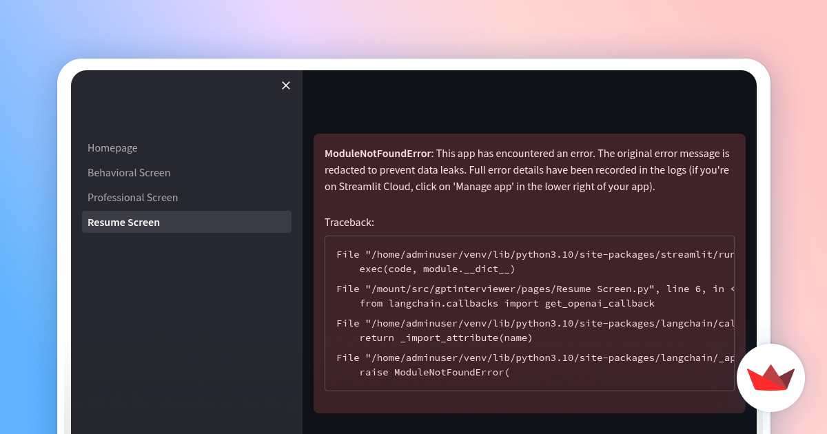 Resume_Screen · Streamlit