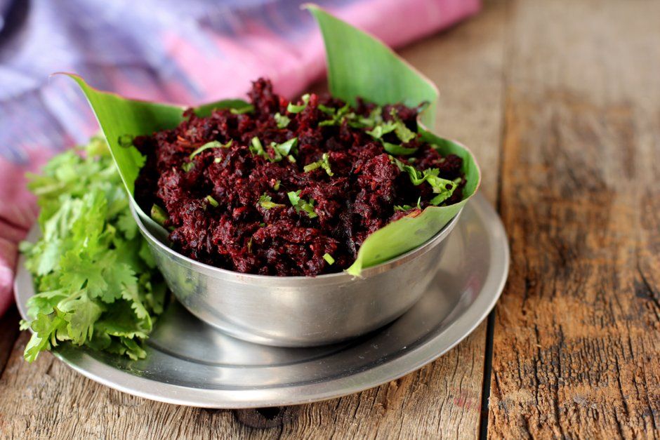 beetroot fry recipe - Indian food recipes - Food and cooking blog