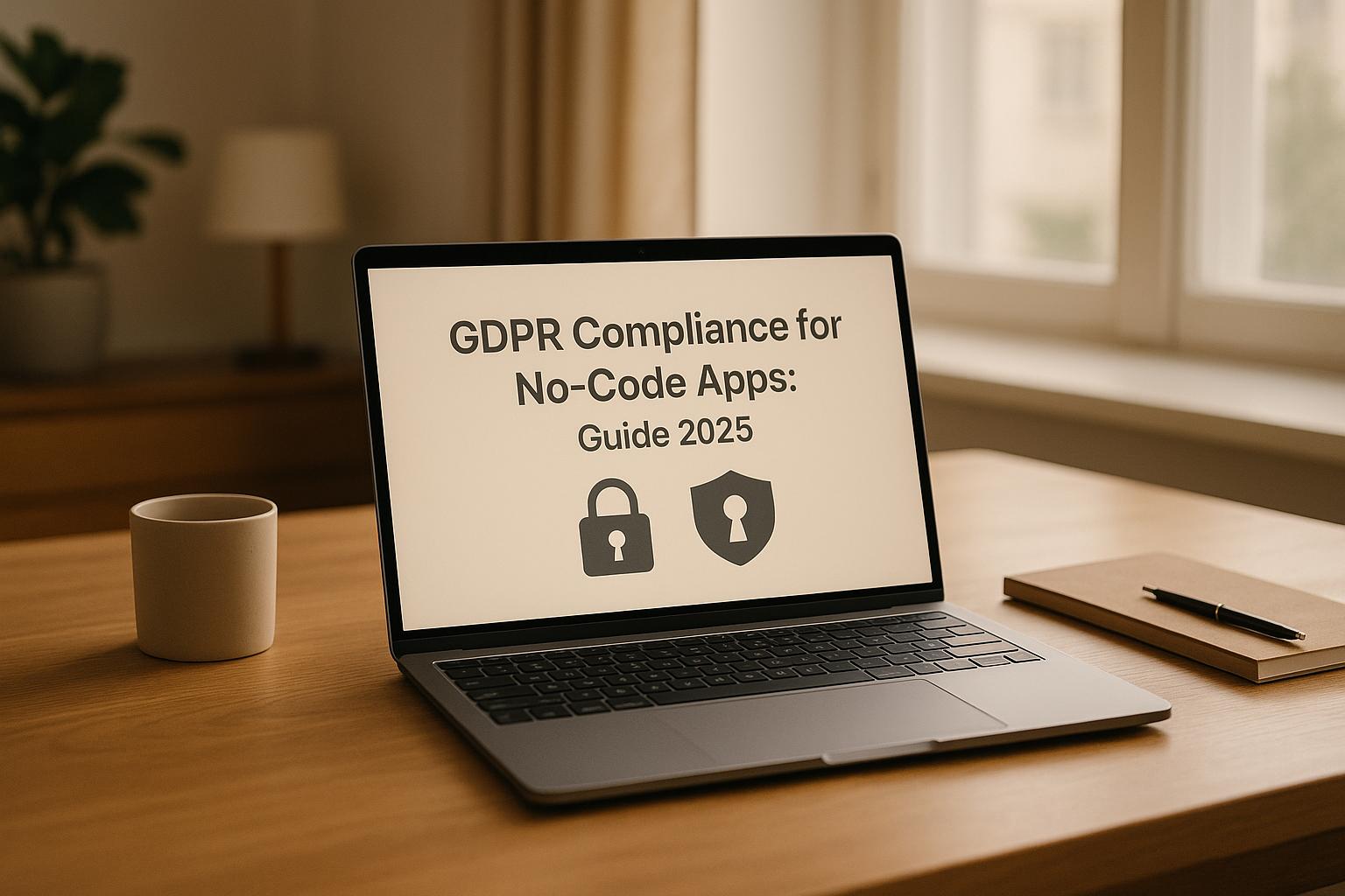 GDPR Compliance for No-Code Apps: Guide 2025