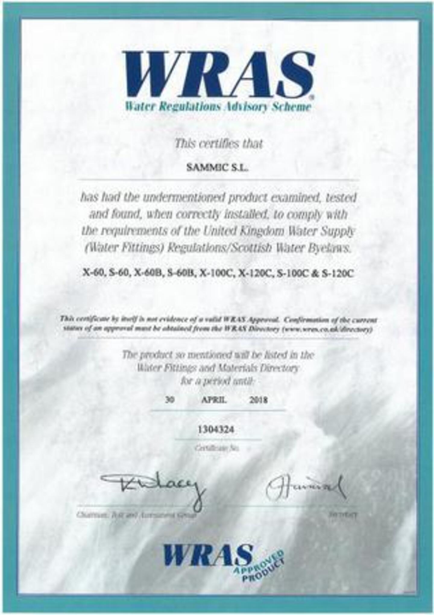 New Sammic Dishwashers get WRAS Approval | News | Sammic