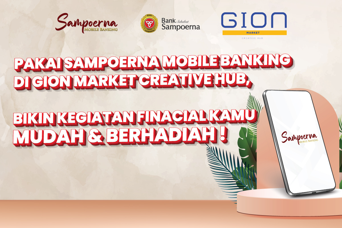 Pakai SMB di GION Market Surabaya - Sampoerna Mobile Banking