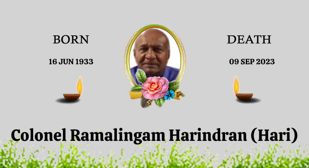 Colonel Ramalingam Harindran (Hari) - ARIVITHTHAL