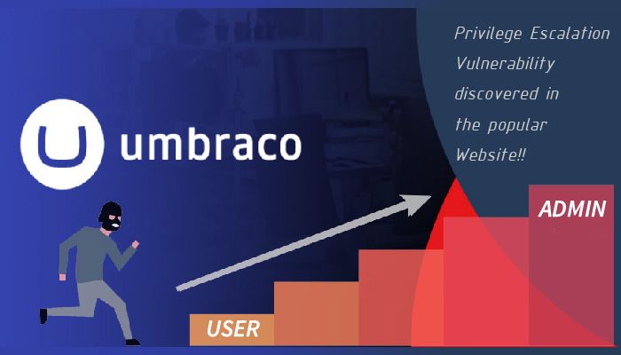 CMS Umbraco discovered with a vulnerability allowing users to escalate ...