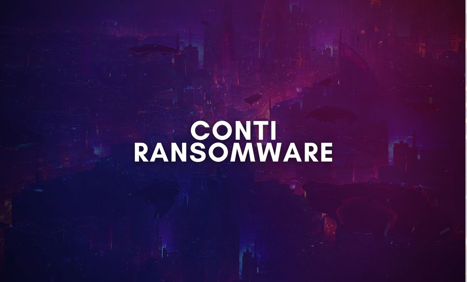 Conti Ransomware Group announces that stolen data is now up for sale