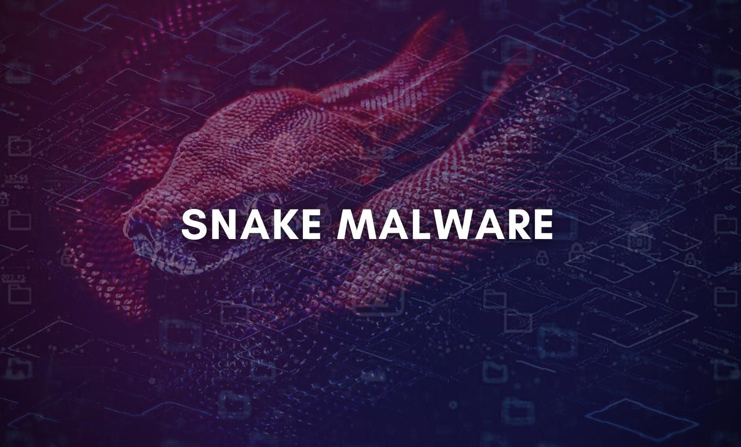 Snake Malware, an infamous information stealer active through phishing ...