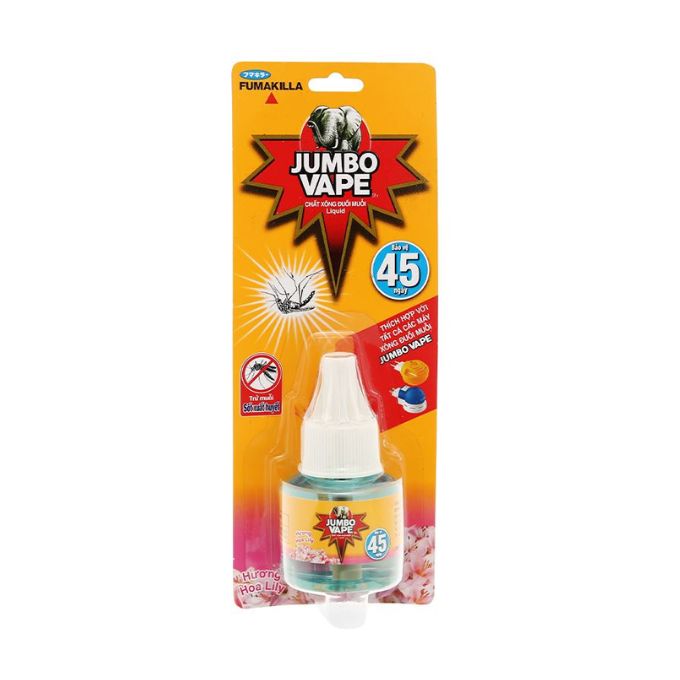 Chất xông đuổi muỗi hương hoa sakura Jumbo Vape 34ml (1 cái) - Chuỗi ...