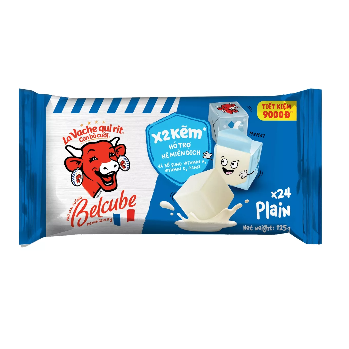 Phô mai vuông vị sữa 24 viên Belcube hộp 125g (1 Hộp) - Chuỗi siêu thị ...