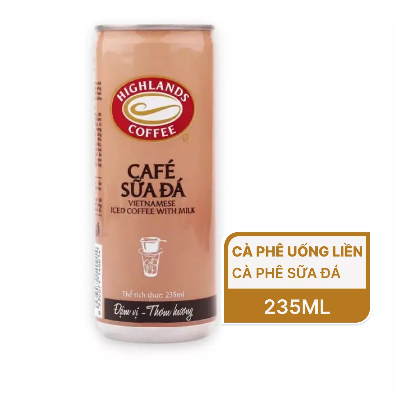 Cà phê sữa đá Highlands Coffee 235ml (1 lon) - Chuỗi siêu thị thực phẩm ...