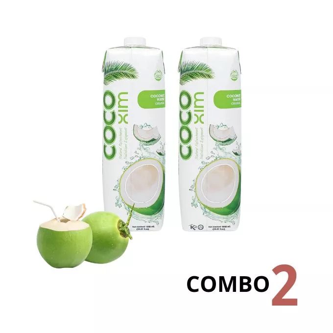 Combo 2 hộp nước dừa xiêm xanh Cocoxim 1L - Chuỗi siêu thị thực phẩm ...