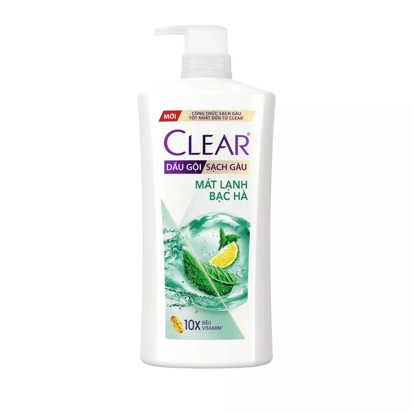 Dầu gội mát lạnh bạc hà Clear chai 880g - Chuỗi siêu thị thực phẩm tươi ...