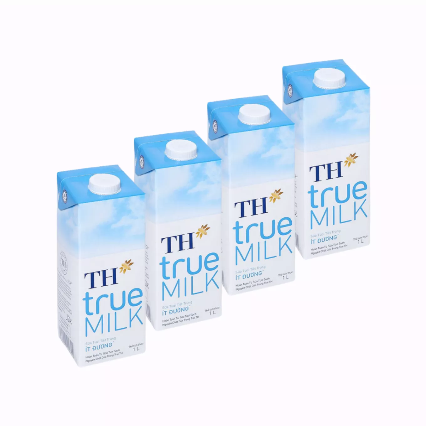 Combo sữa tươi tiệt trùng ít đường TH True Milk 1L - Chuỗi siêu thị ...