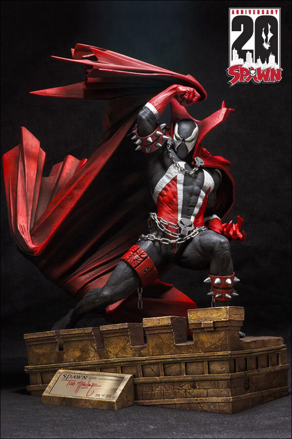 Figura de resina Spawn 20 Aniversario