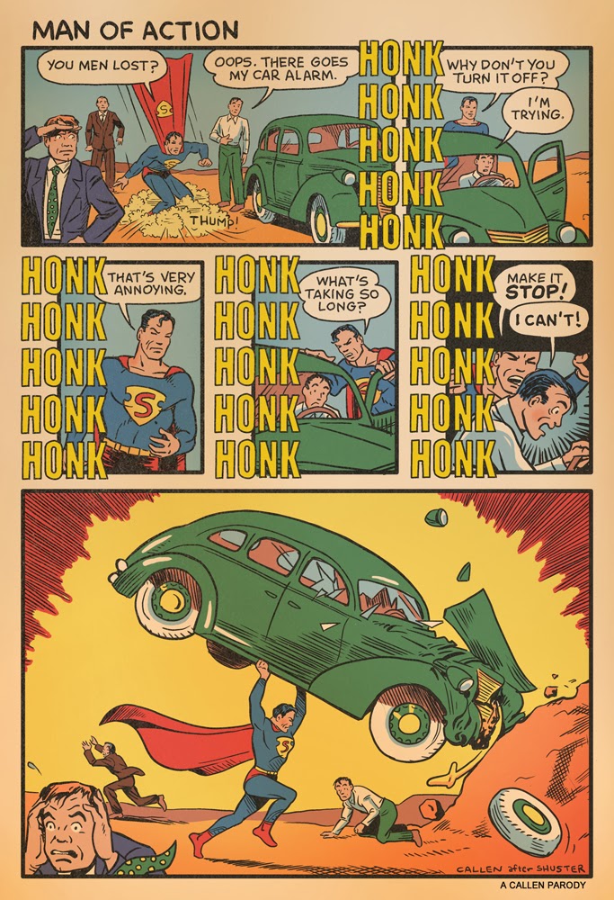 El misterio de Superman y el coche en Action Comics # 1