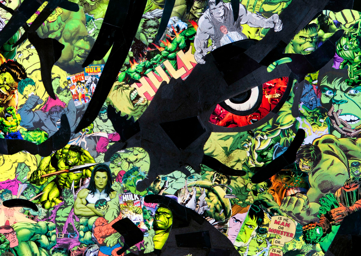 Collages de superhéroes, por Mr Garcin