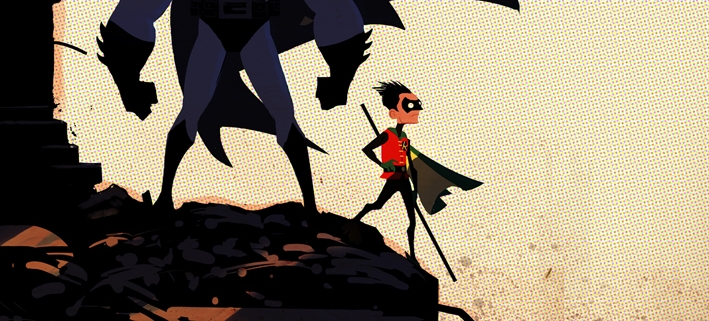 Batman y Robin, por Colin Fix