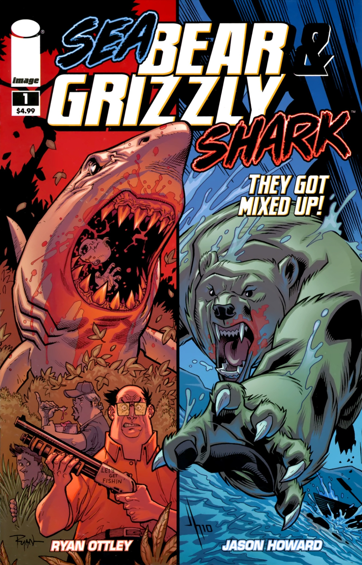 Sea bear & Grizzly Shark, de Ryan Ottley y Jason Howard