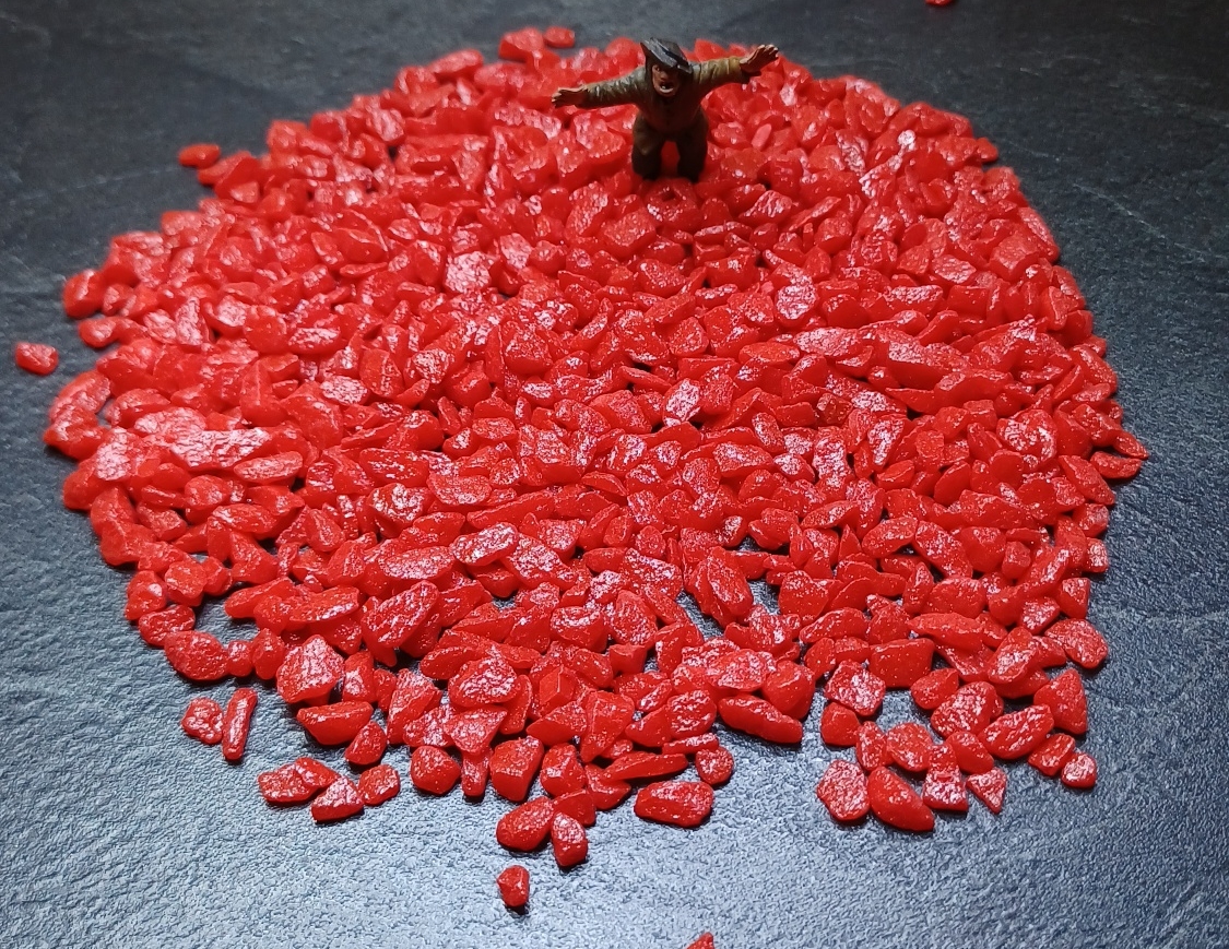 Stone: Red Dragon Stone 100 Gram - Scenery en Zo