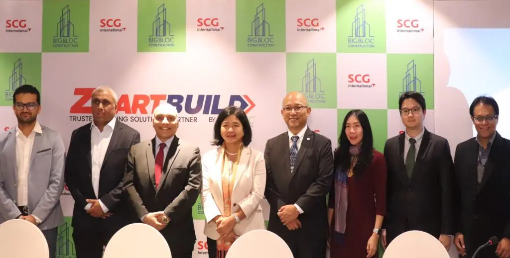 SCG International และ BigBloc ร่วมมือพัฒนาสินค้าก่อสร้างในอินเดีย