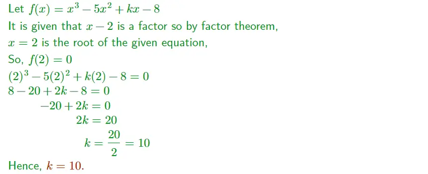 Factor Theorem Explained | Proofs, Formula and Examples