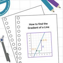 How to find the Gradient of a Line | Formula and Examples