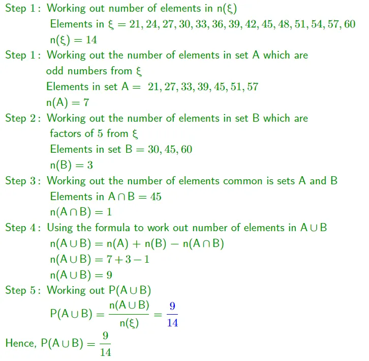 Venn Diagram, Set Notation and Probability, 2025 GCSE Maths