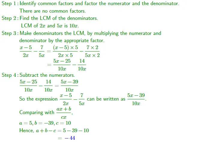Algebraic Fractions | Examples on How to Simplify Equations