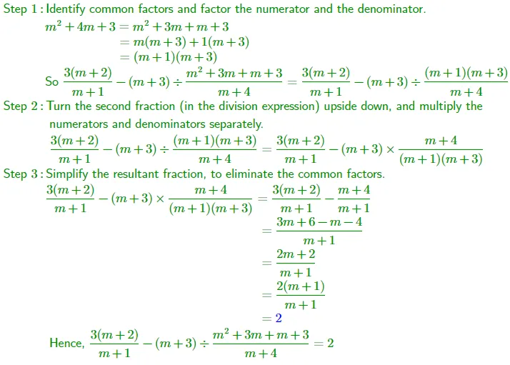 Algebraic Fractions | Examples on How to Simplify Equations