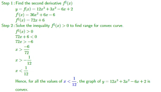 Concave vs Convex Curves and Point of Inflexion Explained