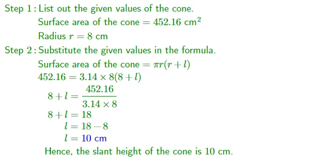 Surface Area of a Cone Formula | Explanation, Best Examples