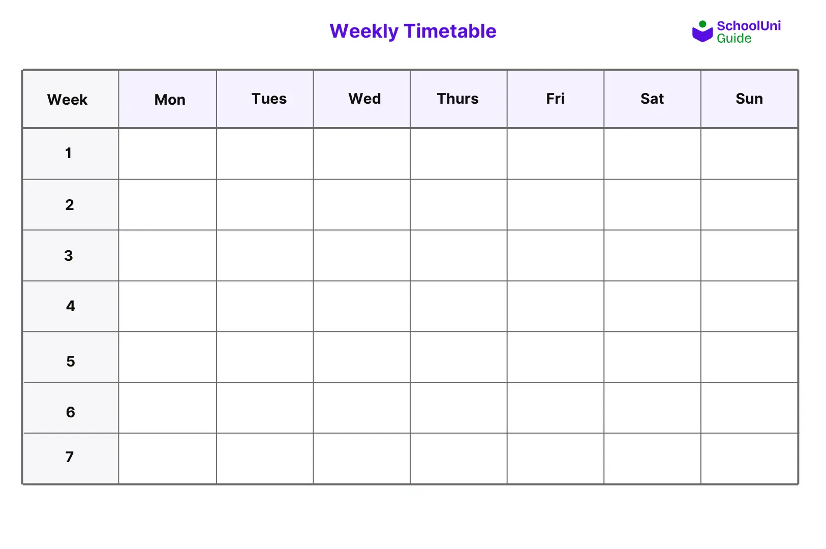 2025 Top 10 FREE Revision Timetable Templates Download Now