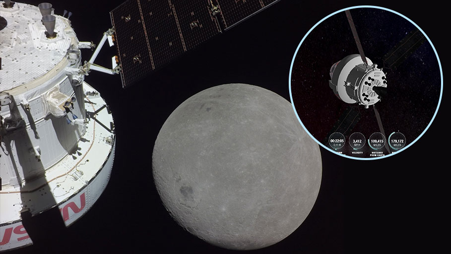 NASA's Orion Spacecraft Successfully Enters Moon's Orbit NASA's Orion Spacecraft Successfully Enters Moon's Orbit