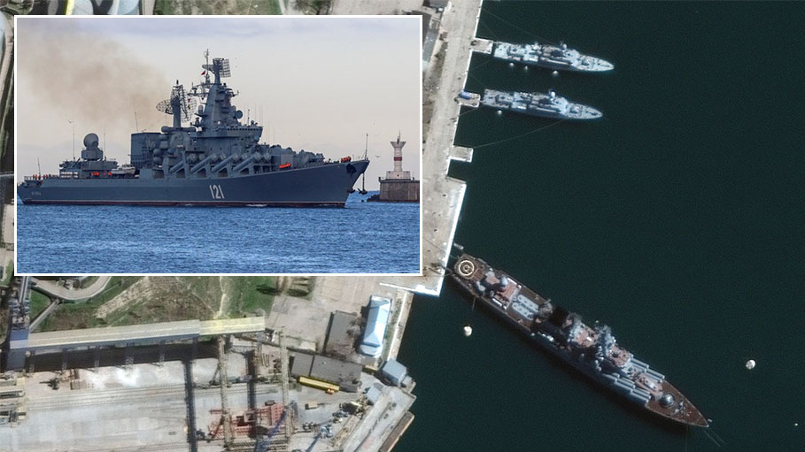 Ukraine Claims It Damaged Russian Warship in Black Sea