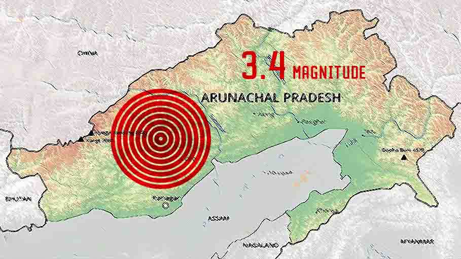 Earthquake of 3.4 Magnitude Hits Tawang in Arunachal Pradesh